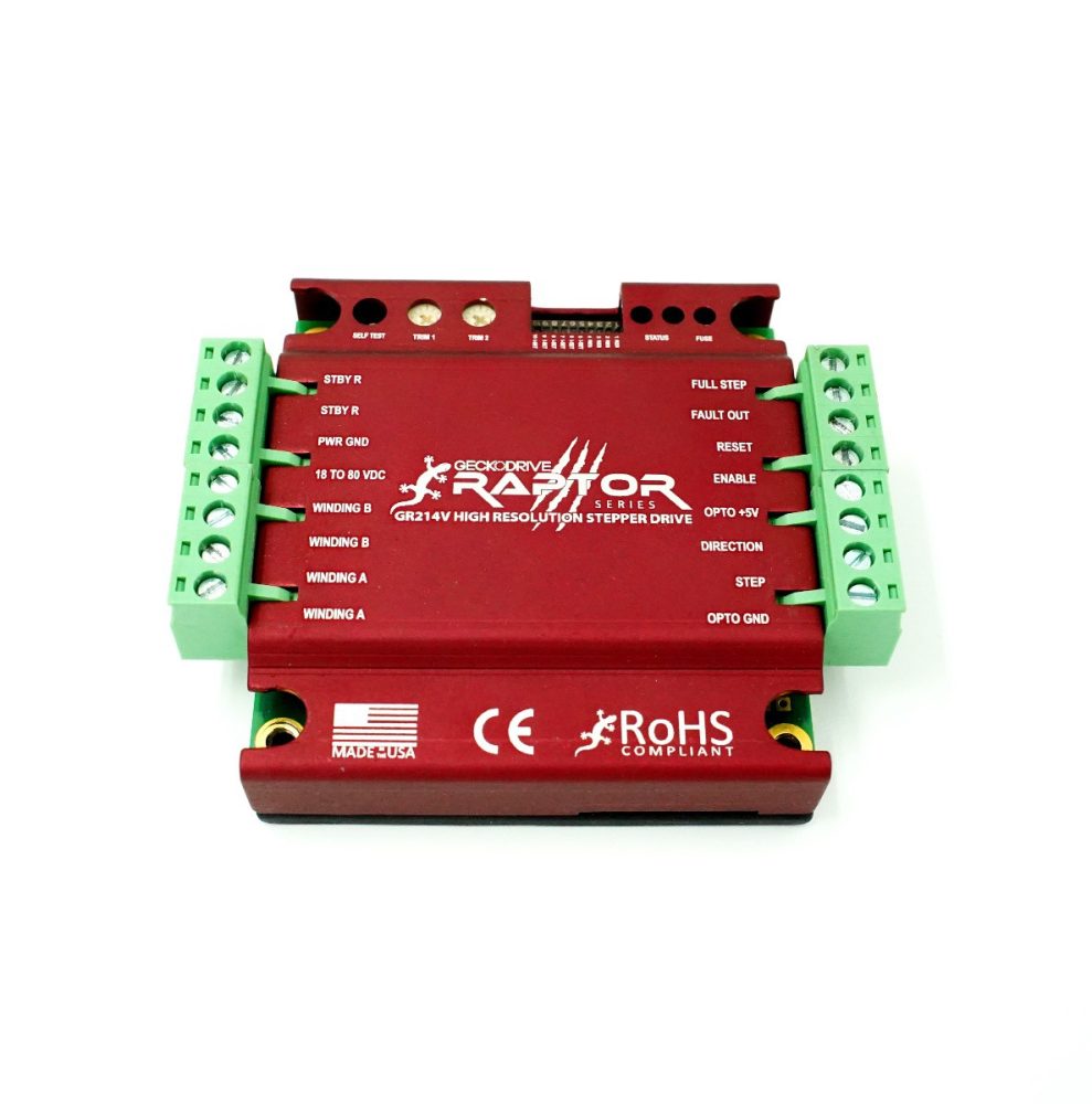 GR214V Bulletproof High Resolution Stepper Drive – Horizontal – Gecko Drive